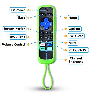 EFGWXYZ 2 Pack Replacement Remote Control Compatible with Roku TV (R-heng-NDHV)