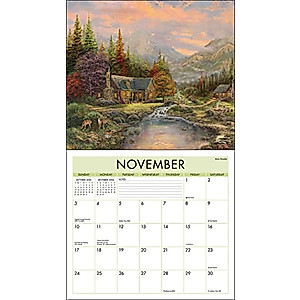 Thomas Kinkade Studios 2024 Deluxe Wall Calendar
