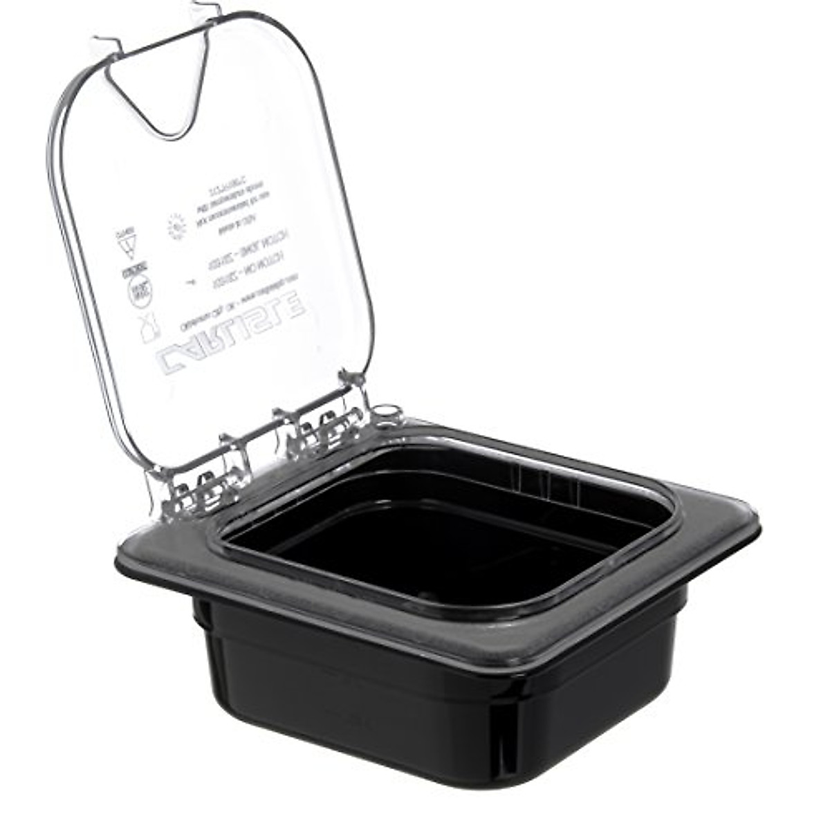 CFS 3068303 StorPlus Sixth Size Food Pan, Polycarbonate, 2.5" Deep, Black