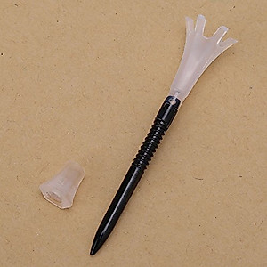 Xirfuni Durable Golf Tee, High Performance PP Plastic 3 Pcs/Lot Golf Tee for Today's Larger Drivers for Golf Assisted Traini