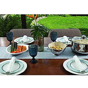 BALHOME Decorative Table Runner and Trivet, Heat Resistant up to 350 F, Suitable for Pots, Pans & Hot Dishes (Breezy Beige 2)