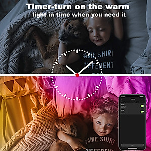 dalattin Smart Led Strip Lights WiFi 25ft Compatible with Alexa Led Lights Music Sync 5050 16 Million Colors Changing Phone APP and 24 Key Remote for Home,Kitchen,TV,Party