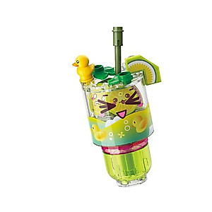 Apostrophe Games 6 in 1 Boba Teas Building Block Set – 108 Pcs – Milk Tea, Peach Oolong, Mango Sago – Drinks for Building