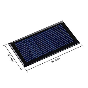 SUNYIMA 10Pcs (6V 50mA 3.14"x1.77") Mini Solar Panels for Solar Power Mini Solar Cells DIY Electric Toy Materials Photovoltaic Cells Solar DIY System Kits Without Copper Wire
