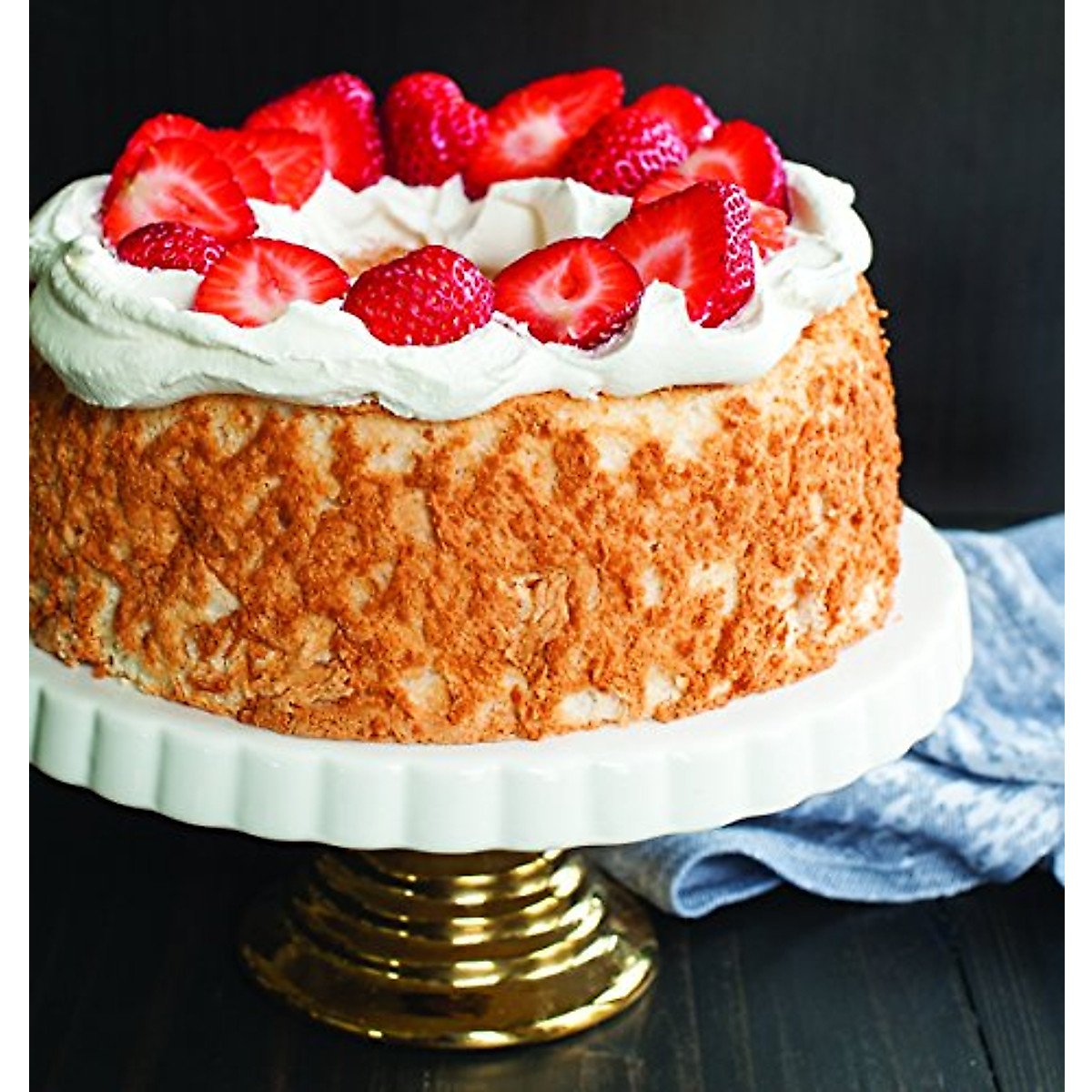 Nordic Ware Angel Food Cake Pan, 16-Cup, Red