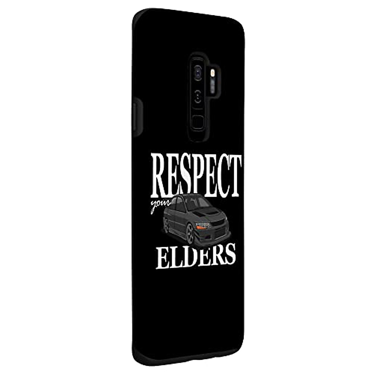 Galaxy S9+ Retro Racer, Respect Your Elders, Mens Vintage Tuner Car Case