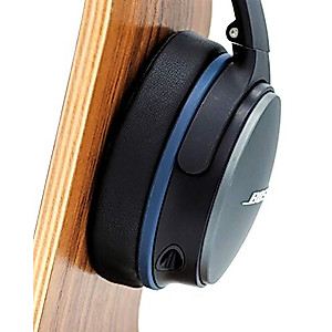 Earpadz Replacement for Bose QuietComfort QC35, QC25, QC15 Ear Pads, Protein Leather Headphone Cushions (Midnight, Black, 1 Pair)
