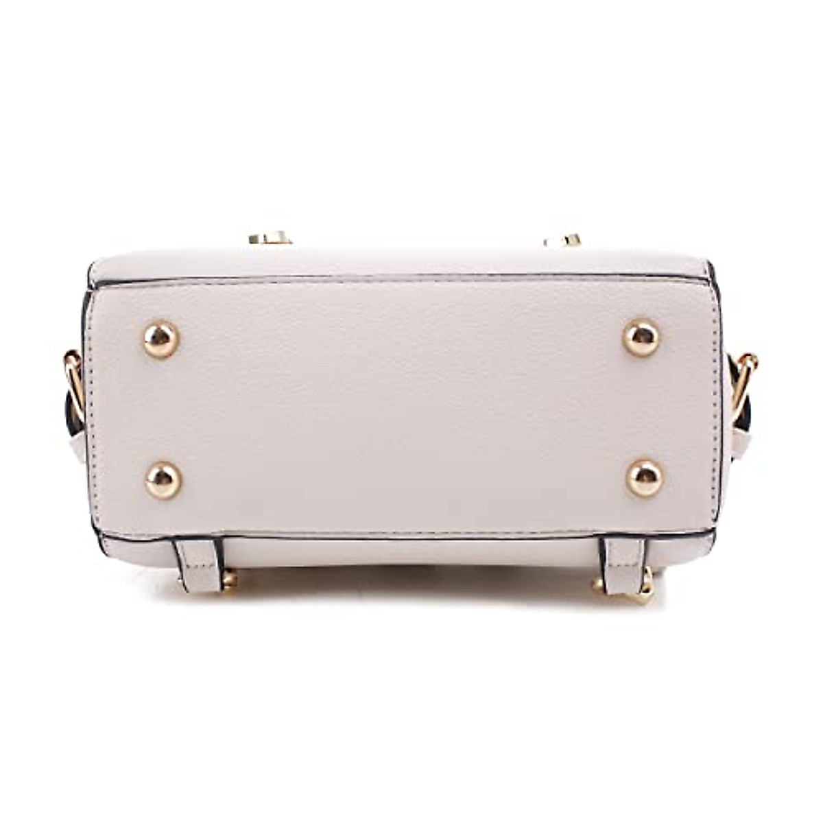SG SUGU Mini Convertible Top Handle Satchel Bag Fashion Crossbody Backpack Purse|Off White