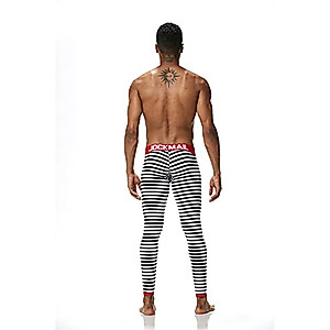 JOCKMAIL Long Johns Pants Men Thermal Underwear Cotton Printed Mens Thermal Underwear Sleeping Bottoms Leggings Pant (as1, Alpha, m, Regular, Regular, Red-2)