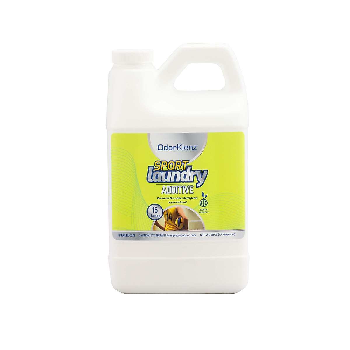 Sports Laundry Odor Eliminator, Liquid, 15 Loads | Remove Sweat Odors from Workout Clothes, Sports Uniforms, Everyday Use, etc. | Unscented and Safe to Use in Any Washing Machine