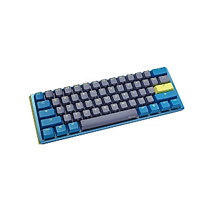 Ducky One 3 Mini Daybreak 60% Mechanical Keyboard: Quack Mechanics Dampening, Hot-Swappable Cherry MX Clear Switches, High-Density PBT Tripleshot Keycaps, RGB, US