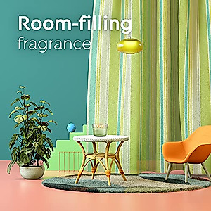 Glade Candle Bamboo & Waterlily Bliss, Fragrance Candle Infused with Essential Oils, Air Freshener Candle, 3-Wick Candle, 6.8 Oz