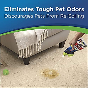 BISSELL InstaClean Oxy Pet Spot and Stain Remover with Brush Head, 4 pack, 17409