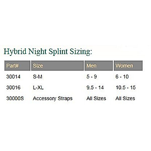 Ovation Medical Braces Hybrid Night Splint - Large/X-Large