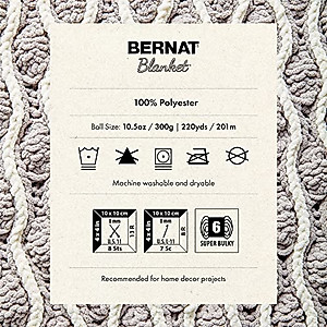 BERNAT BLANKET BB, VINTAGE WHITE