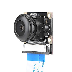 Fisheye Wide Angle Camera Module,1080P Professional Camera Module with 5MP OV5647 Webcam Sensor and Adjustable Lens for 2/3/B+/