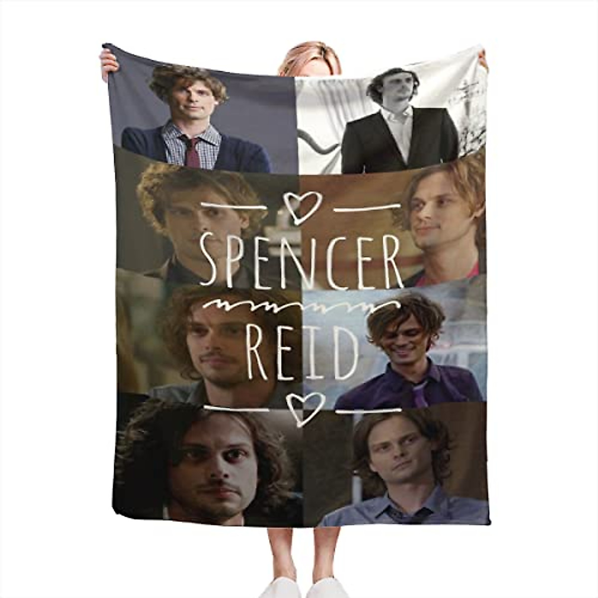 Suping Flannel Fleece Blanket Lightweight Super Soft Warm Cozy Luxury Throw Blanket Home Decor for Couch, Bed, Sofa, Travel 50inchX40inch,Black