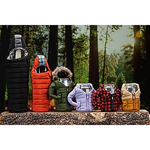 Puffin - The Puffy Beverage Jacket, Insulated Can Cooler, Lavender