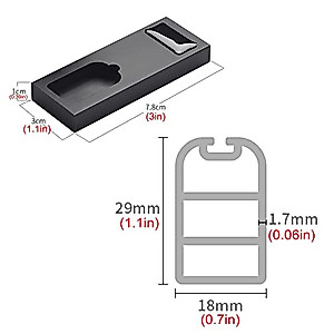 Black Metal Closet Rod Complete Kit, Wall Mount Commercial Hanger Rod for Bedrooms/Lounges/Clothing Studios/Hotels, Can Be Cut (Size : 140cm/55 in)