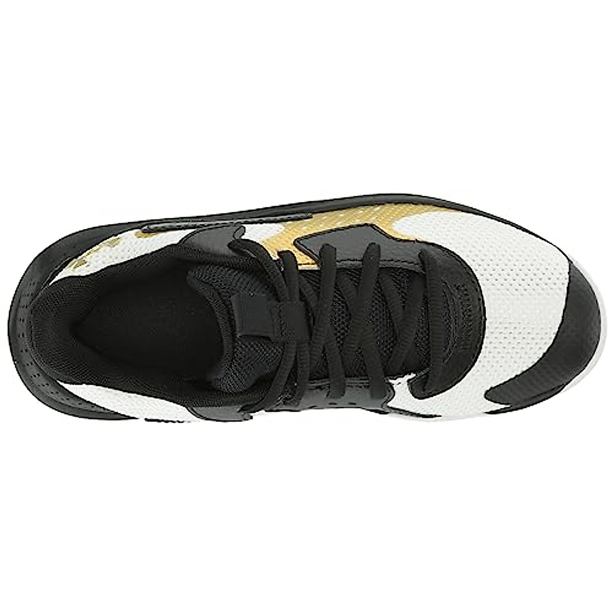 Under Armour Unisex Pre School Jet '23, (100) White/Black/Metallic Gold, 2, US