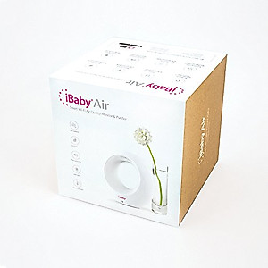 iBaby Air Smart Baby Audio Monitor, Temperature & VOC Detector, White, Small