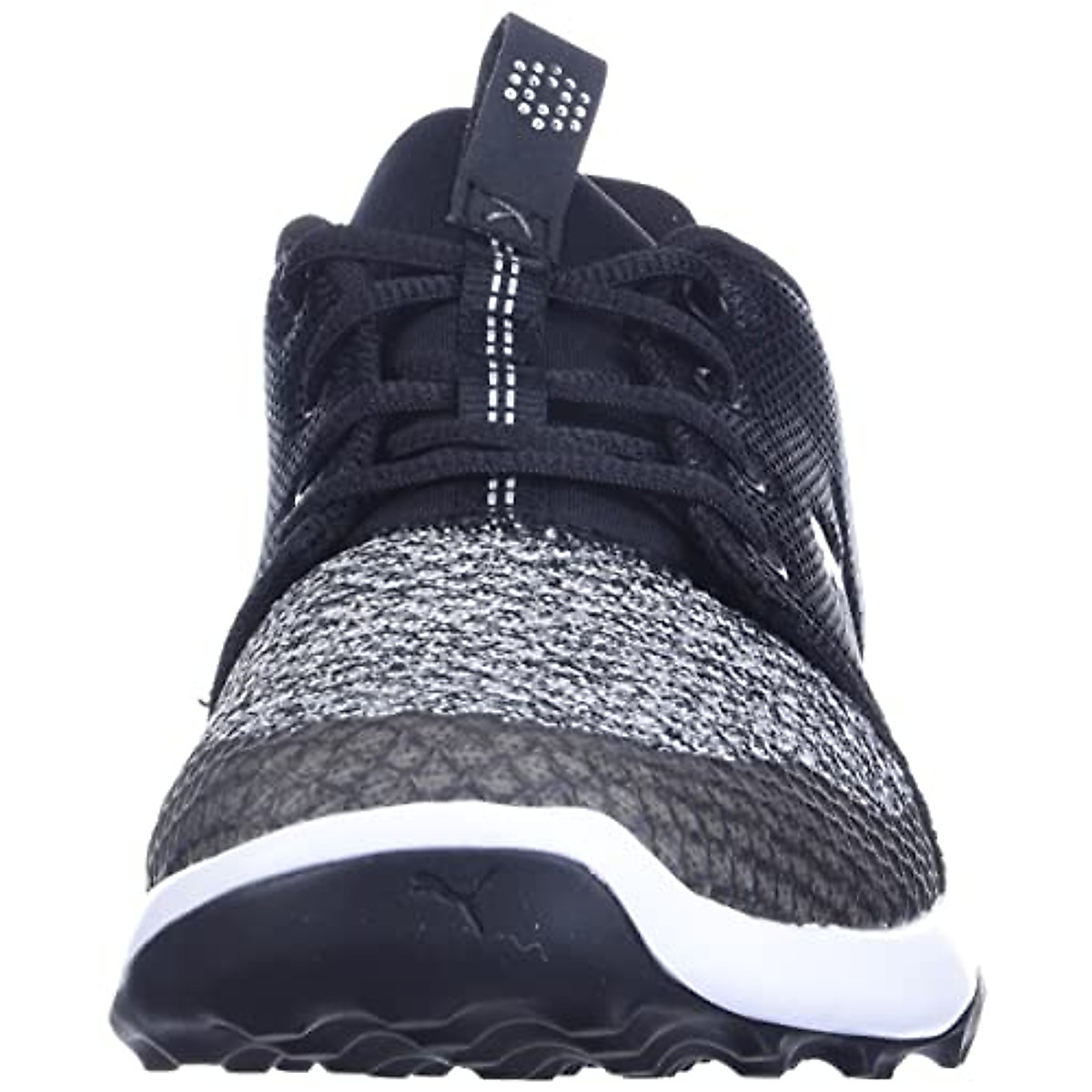 PUMA Golf Men's Grip Fusion Sport Golf Shoe, Puma Black-Quiet Shade, 12 M US