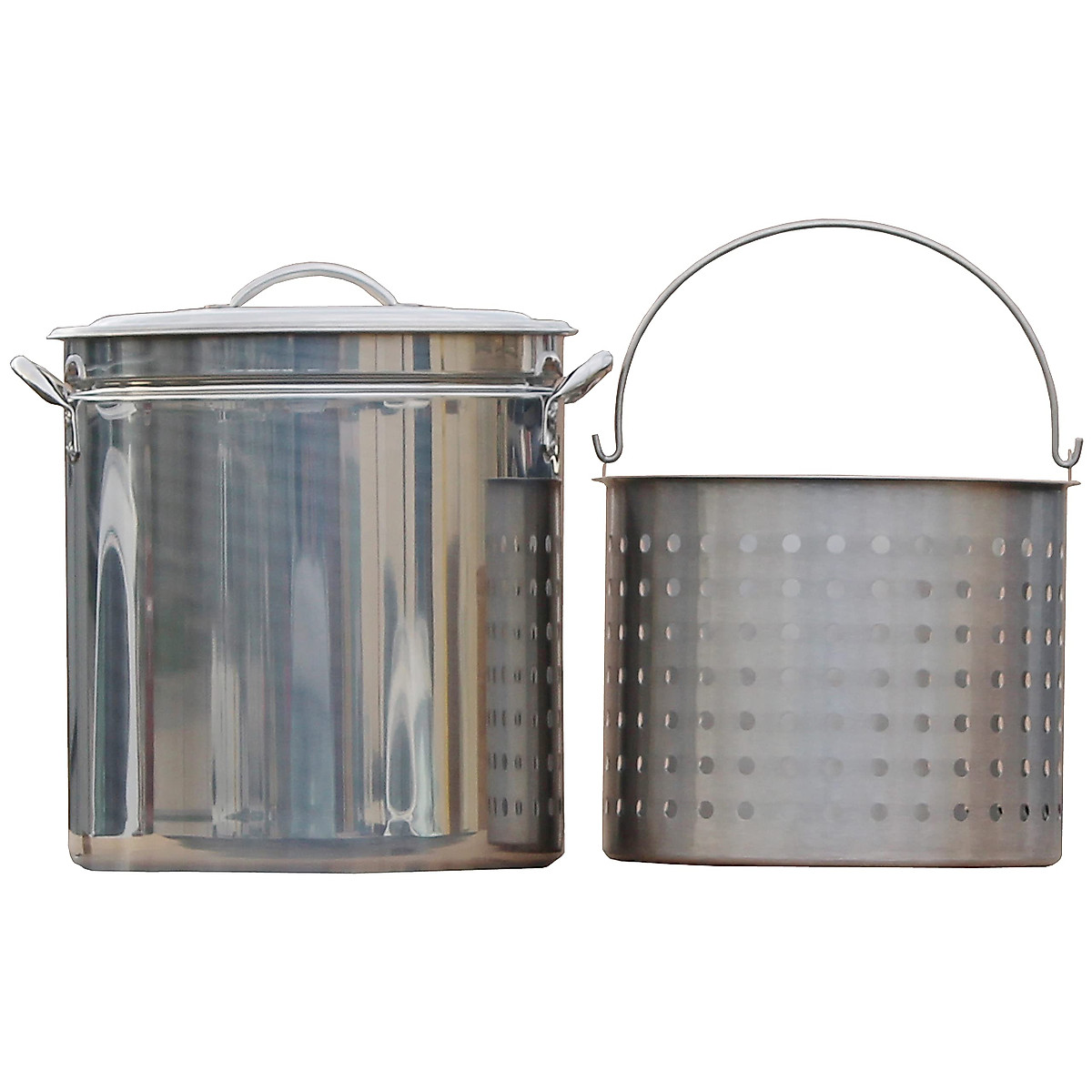 King Kooker KK44SR Ridged Stainless Steel Pot, 44-Quart,Multi,OS
