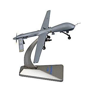 NUOTIE MQ-1B Predator Drone 1/72 Metal Airplane Model Kits with Stand CAFB 432nd Wing DieCast Alloy Fighter Model Pre-Build Military Aircraft Collection for Display or Gift