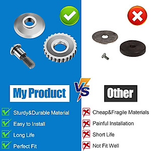 New Upgraded KT2326 Replacement Knife Gear Kits for Edlund 203 266 745-015 and 745-017 Electric Can Openers Parts
