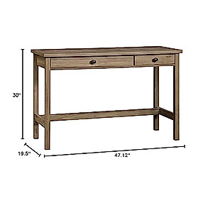 Sauder County Line Writing Desk, Salt Oak finish