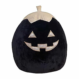Squishmallow Official Kellytoy Halloween Squishy Soft Plush Toy Animals (Paige Black Pumpkin, 5 Inch)