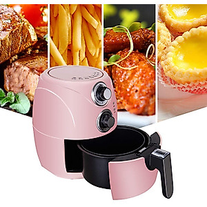 Intelligent Air Fryer Fries Machine Household Small Capacity Fully Automatic No Fuel Electric Fryer Oven 2.5L 3.5L Pink 3.5L Every Family