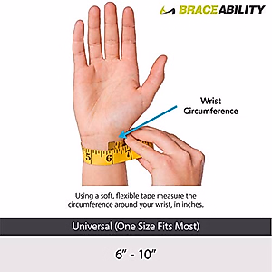 BraceAbility Gaming Wrist Brace - Video Game Support Guard for Console, Laptop, or PC Computer Keyboard and Mouse Gamer with Repetitive Strain Injury (RSI) Pain or Carpal Tunnel Syndrome (Left Hand)