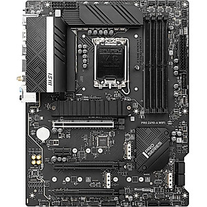MSI PRO Z690-A WiFi ProSeries Motherboard (12th/13th/14th Gen Intel Core, LGA 1700 Socket, DDR5, PCIe 5, 2.5G LAN, M.2 Slots, Wi-Fi 6E, Bluetooth 5.3, ATX)