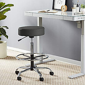 Boss Office Products Adjustable 16" Drafting Stool, Grey