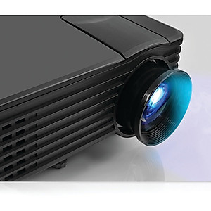 Pyle Portable Video-Projector Full HD with Remote - Home Theater-Projector Tv Digital Movie-Projector - 1080p Support 80" Led-LCD-Display USB/HDMI Mac,Computer and Laptop - Pyle PRJG88, BLACK