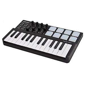 Btuty 25-Key MIDI Keyboard Panda mini Portable Mini Drum Pad MIDI Controller, USB
