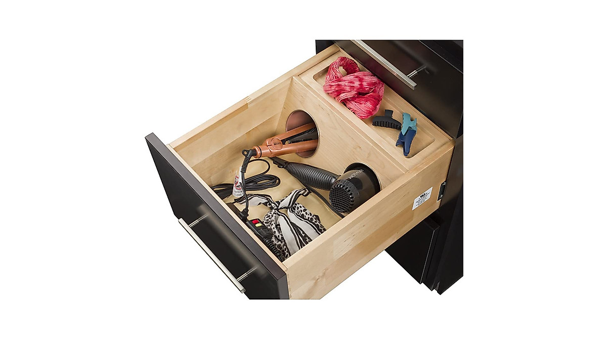 Hardware Resources 15" Powered Vanity Drawer Organizer