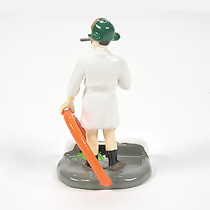 Department 56 Snow Village National Lampoon's Christmas Vacation Accessories Cousin Eddie in the Morning Figurine, 2.95 Inch, Multicolor