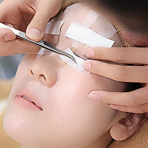 Eyelash Extension Tape, 10 Rolls Microporous Medical Tape for Eyelash Extension, Eyelash Extension Tape Under Eye Lash Pad, Eyelid Lift(10 rolls of non-woven tape)