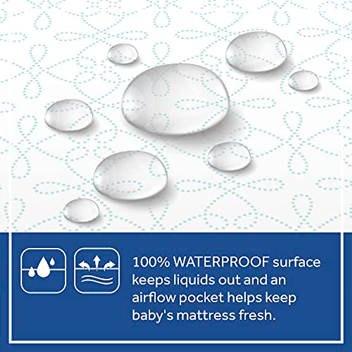 Sealy Perfect Rest Extra Firm Baby Crib Mattress and Toddler Mattress, Waterproof Crib Mattress, 150 Premium Coils, Made in USA, 52"x28", Grey, 1 Count (Pack of 1)