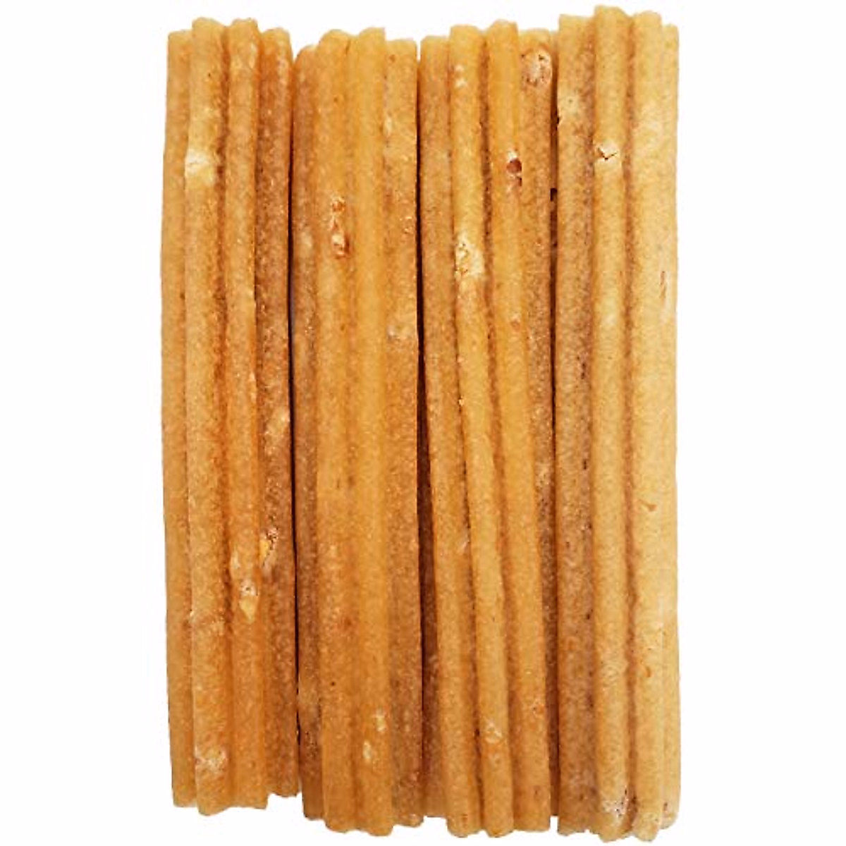 Himalayan Dog Chew Churro Yak Cheese Dog Chews, 100% Natural, Long Lasting, Gluten Free, Healthy & Safe Dog Treats, Lactose & Grain Free, Protein Rich, Real Peanut Butter Flavor, 4 Churros Per Pouch