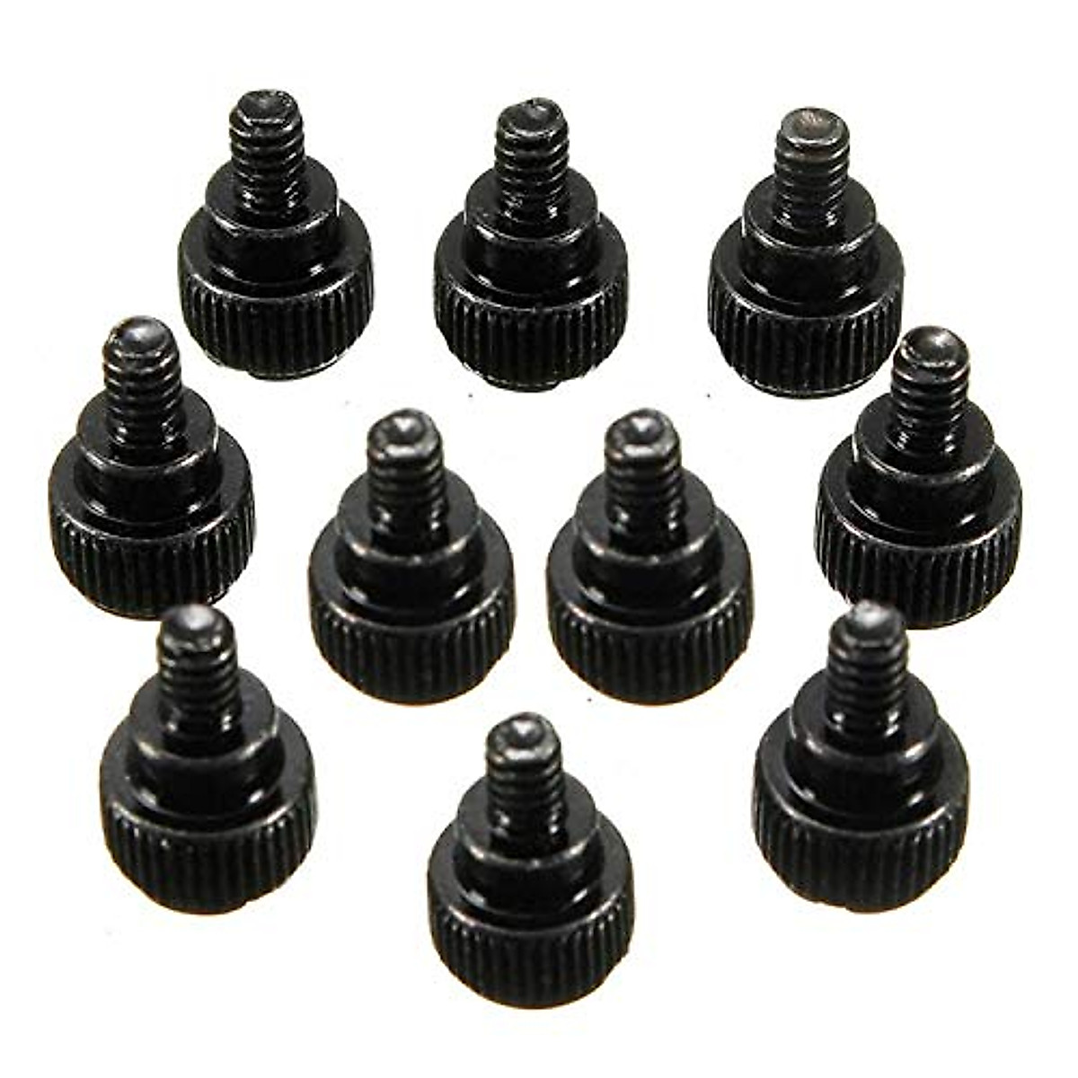 Xucus Ueful Desktop PC Computer Case Cooling Fan Thumbscrews 6-32 Thumb Screw Metal 10PCS