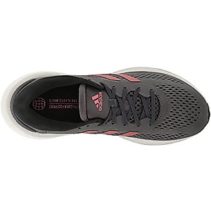 adidas Women's Supernova 2 Running Shoe, Grey/Wonder Red/Black, 9