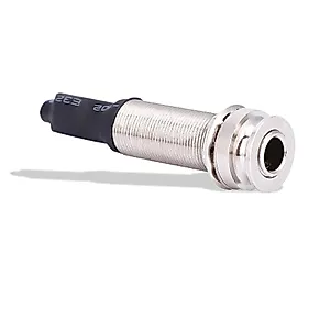 Lazmin112 1/4" (6.35mm) Output 2.5mm Input Endpin Jack, Piezo Pickup Jack Built-in Rod Piezo Pickup for Acoustic Guitar