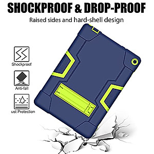 Mignova For Walmart surf onn Tablet Pro 10.1 Case Model 10003562 Tablet Soft Silicone & Had Back Cover For Walmart Onn 10.1 inch Pro Android Tablet 2020 Case Kids Friendly Shock-Resistant (Navy+Green)