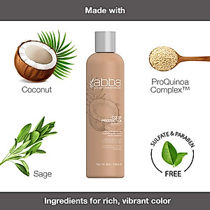 ABBA Color Protection Shampoo, Coconut Oil & Sage, 32 Fl Oz