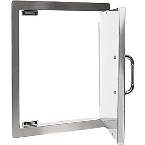 Bull Outdoor Products 89975 Stainless Steel Single Vertical Door