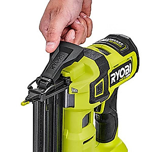 RYOBI ONE+ HP 18V 18-Gauge Brushless Cordless AirStrike Brad Nailer P322 (Tool Only) (Renewed)