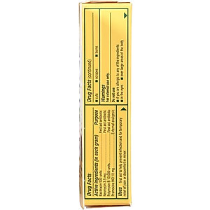 Neosporin Antibiotic Pain-Relieving, Anti-Itch, & Scar Appearance Minimizer Ointment with Neomycin & Bacitracin Zinc, 24-Hour Infection Protection for Minor Cuts, Scrapes & Burns,.5 oz